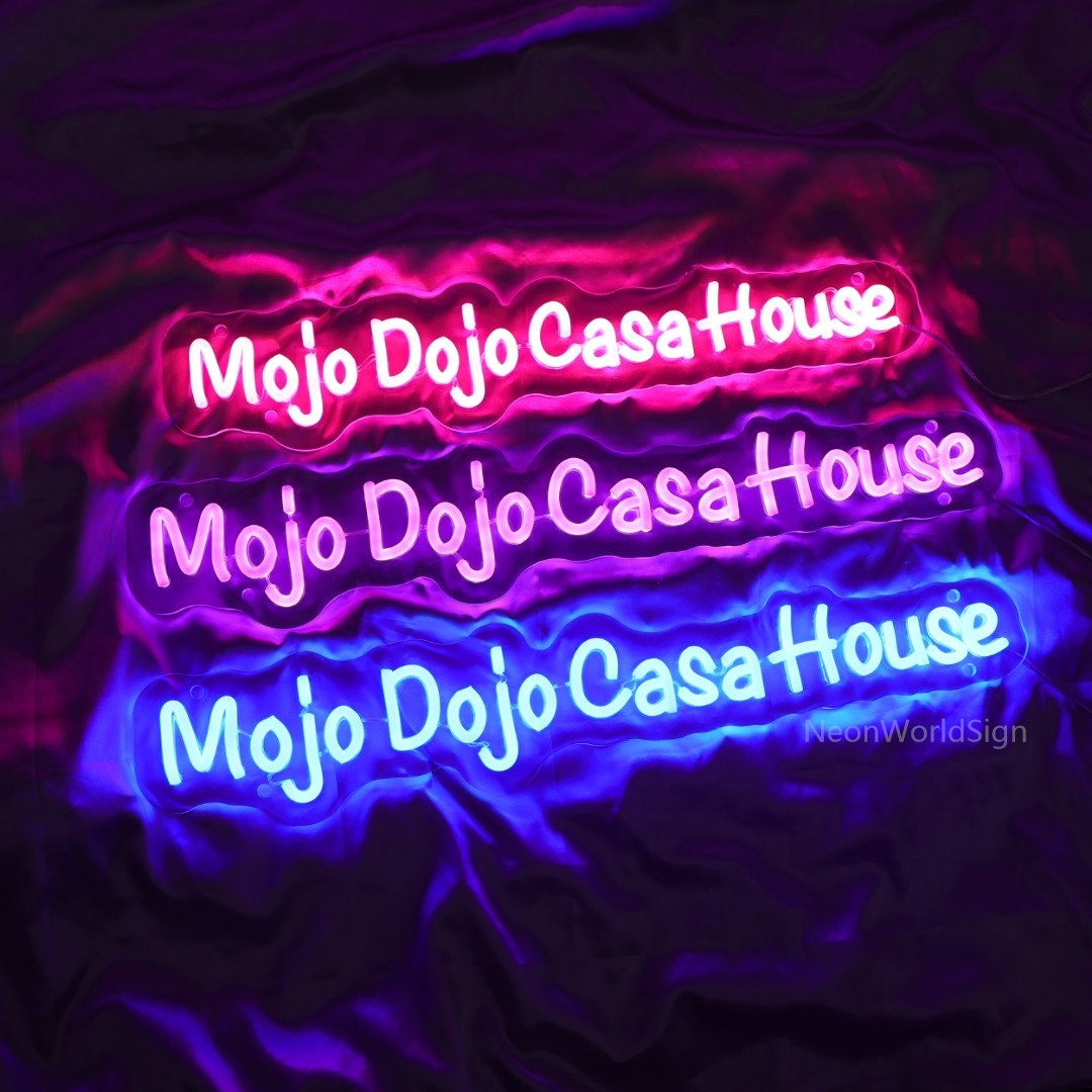 Mojo Dojo Case House Neon Signgirls Room Decorbarbie Neon - Etsy Canada