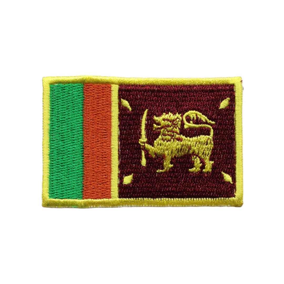 Embroidery Patch Sri Lanka Flag - Etsy