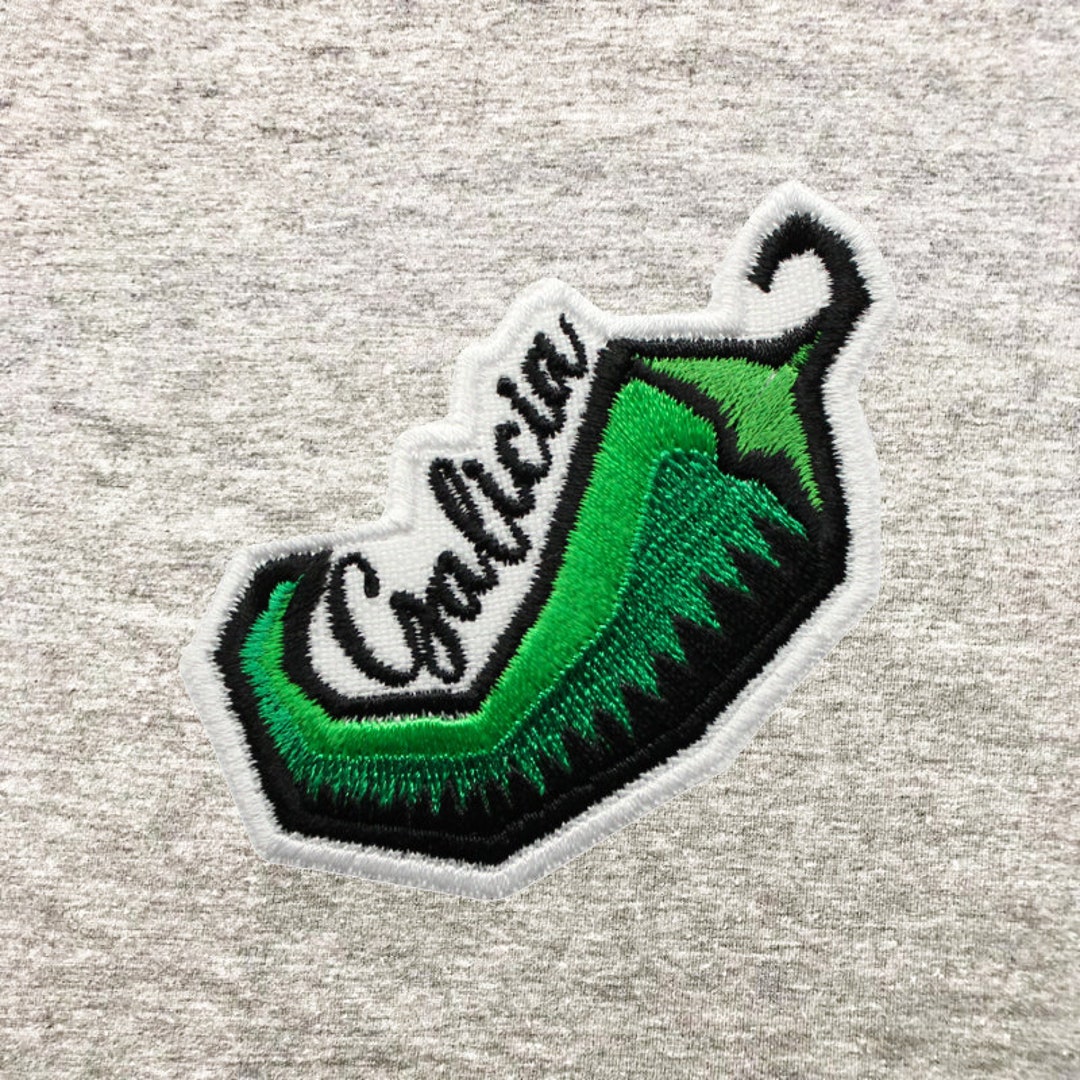 Embroidery Patch Pepper Galicia Pattern - Etsy