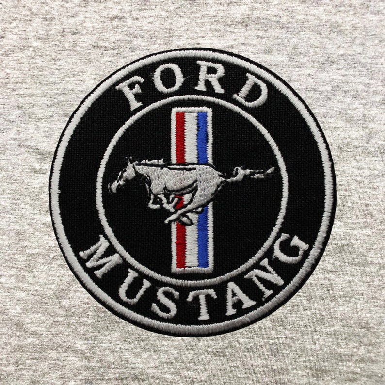 Embroidery Patch Ford Mustang - Etsy