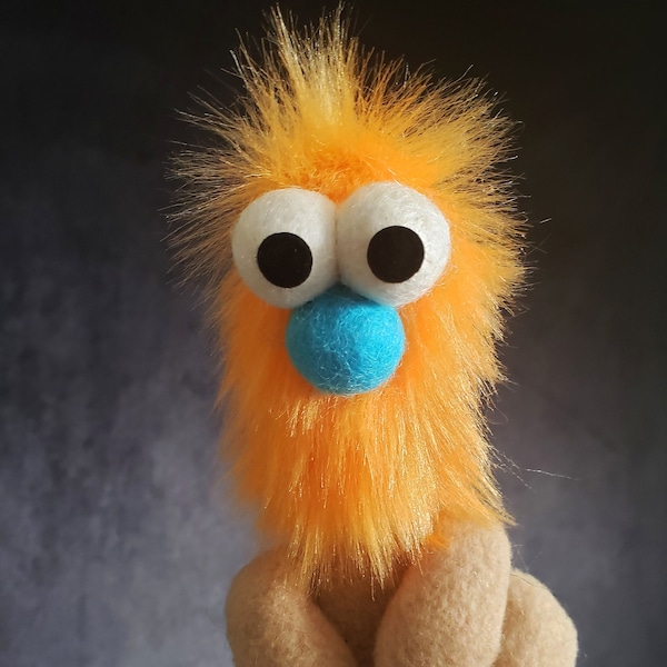 Blue Monster Puppet - Etsy
