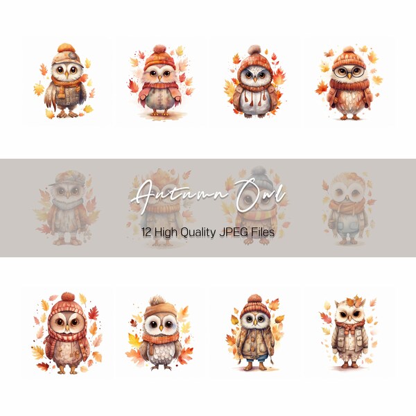 Autumn Owl - Etsy