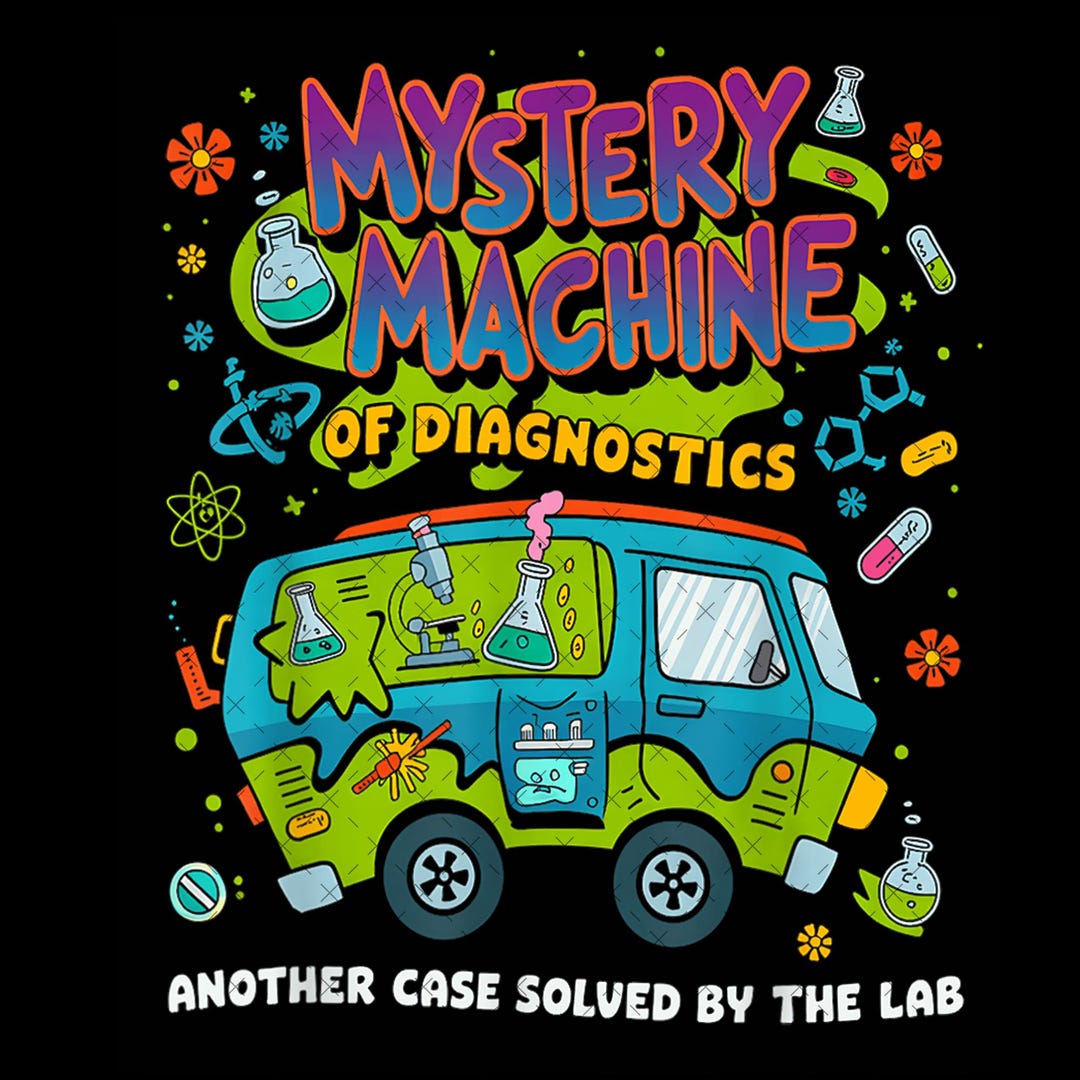 Lab Week 2025 Mystery Machine PNG, Laboratory Technician Png, Mystery ...