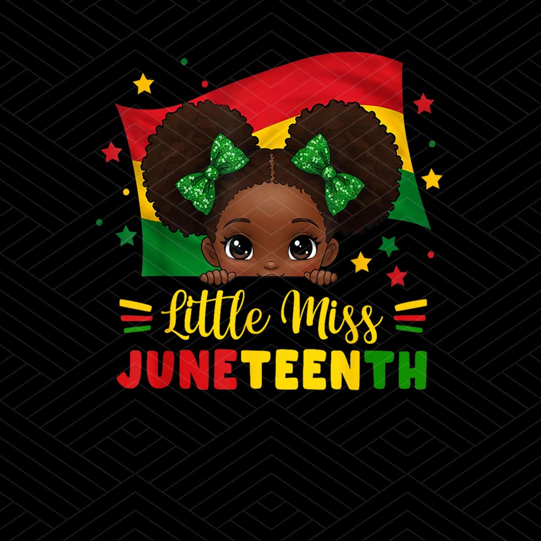 Little Miss Juneteenth PNG, Bundle Juneteenth Png, Black History ...
