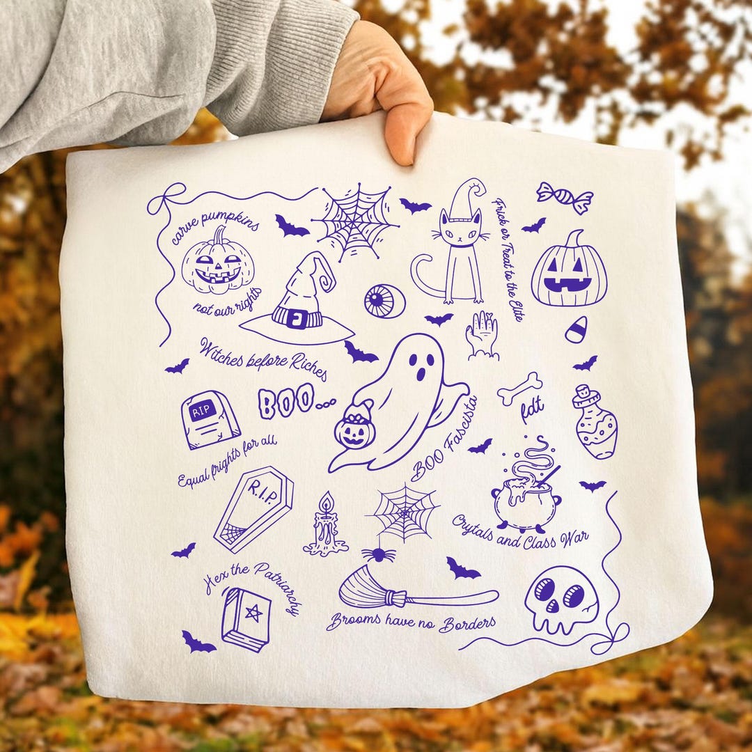 Halloween Subtle Anti Trump Secret Message Png, Trump Png,spooky Season ...