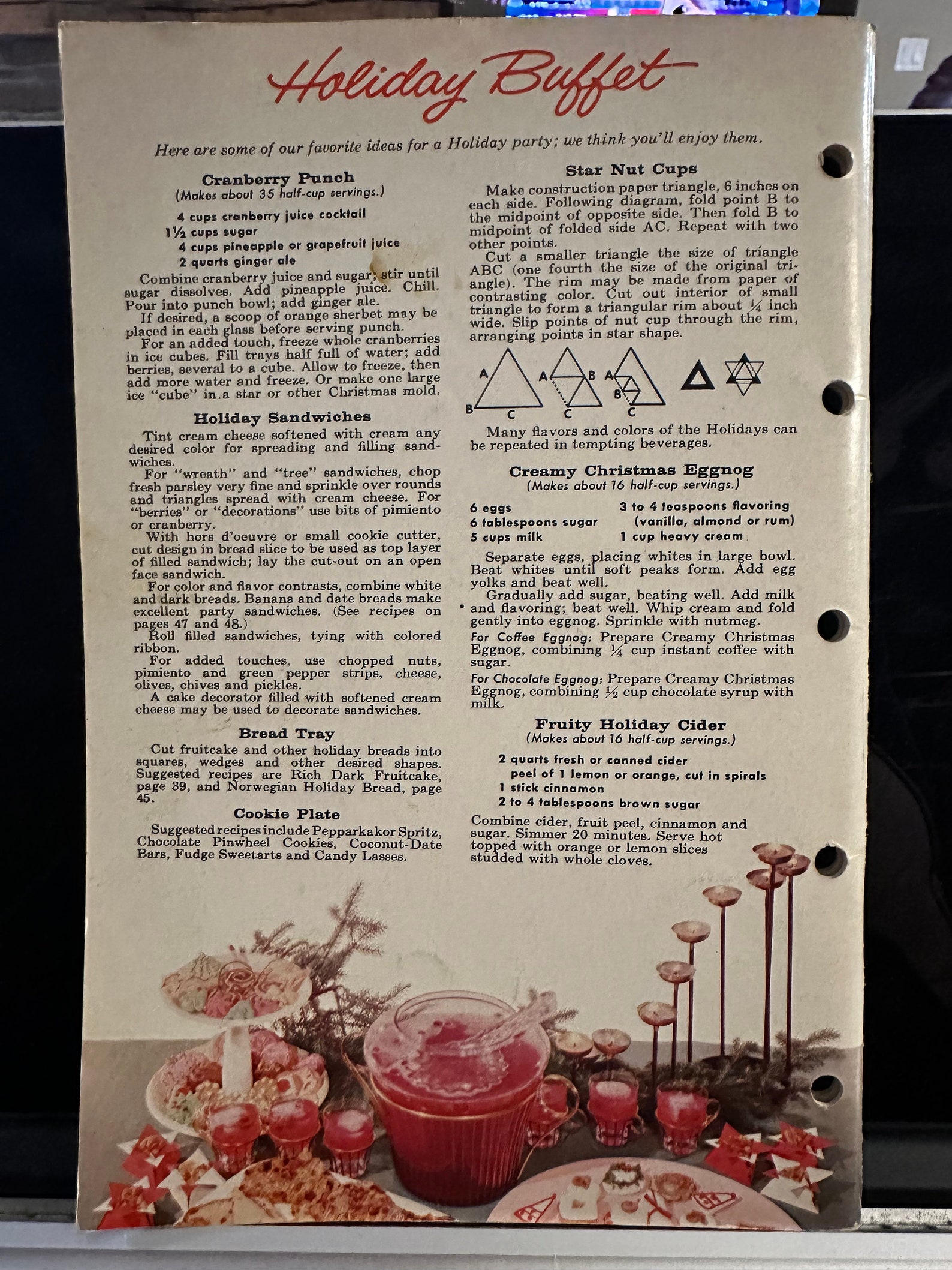 Vintage Best Loved Food of Christmas Cookbook - Etsy