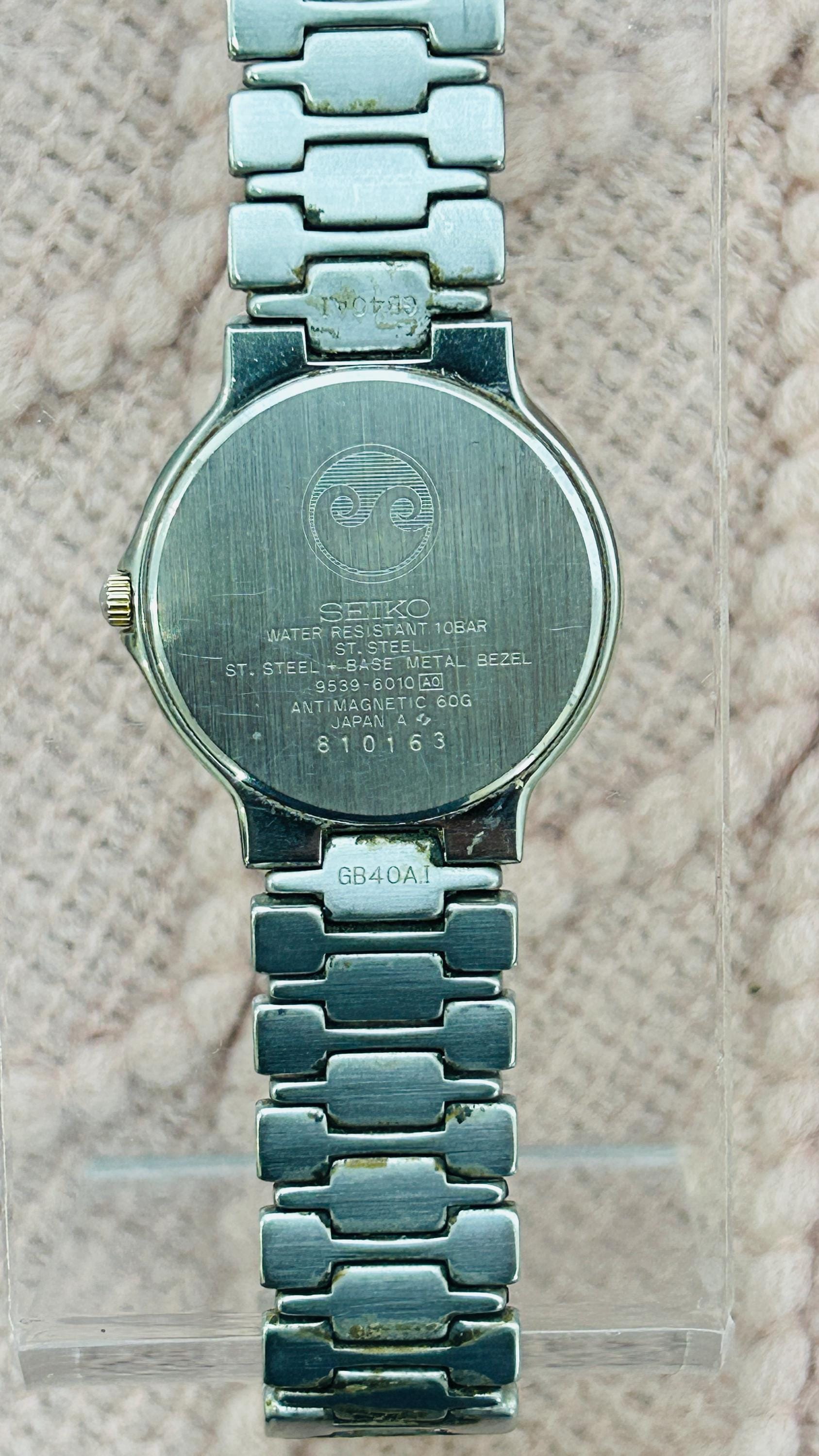 Vintage Seiko Presage 9539 Ivory White Dial - Etsy