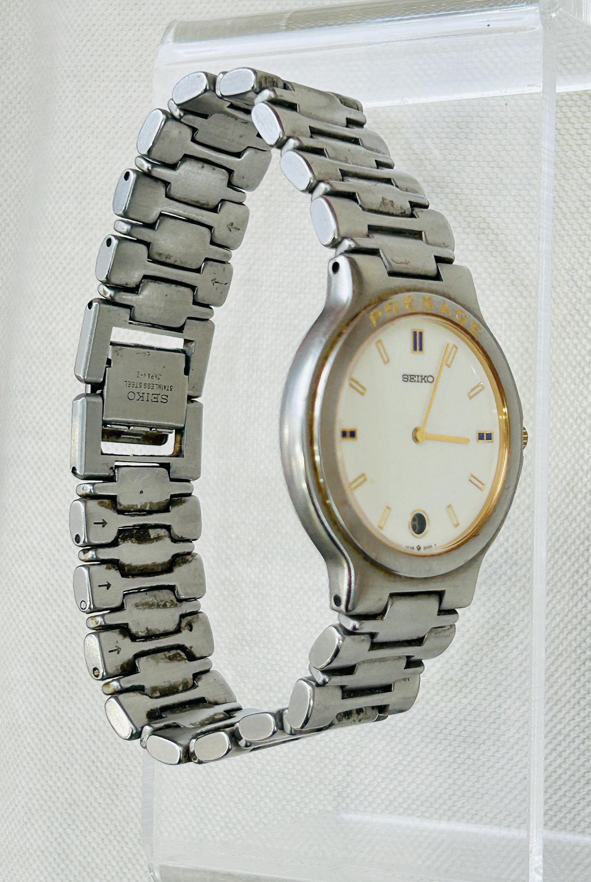 Vintage Seiko Presage 9539 Ivory White Dial - Etsy