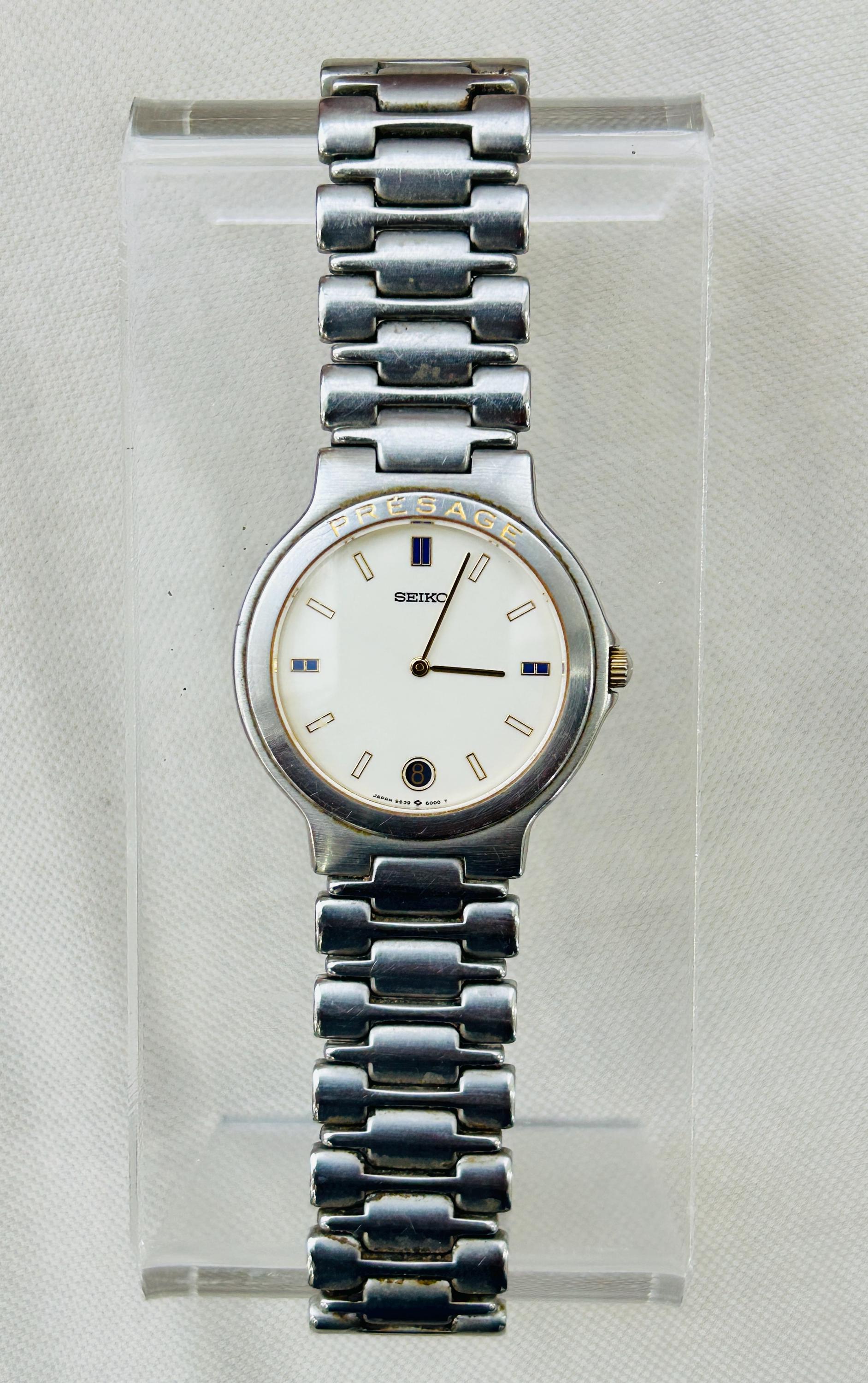 Vintage Seiko Presage 9539 Ivory White Dial - Etsy