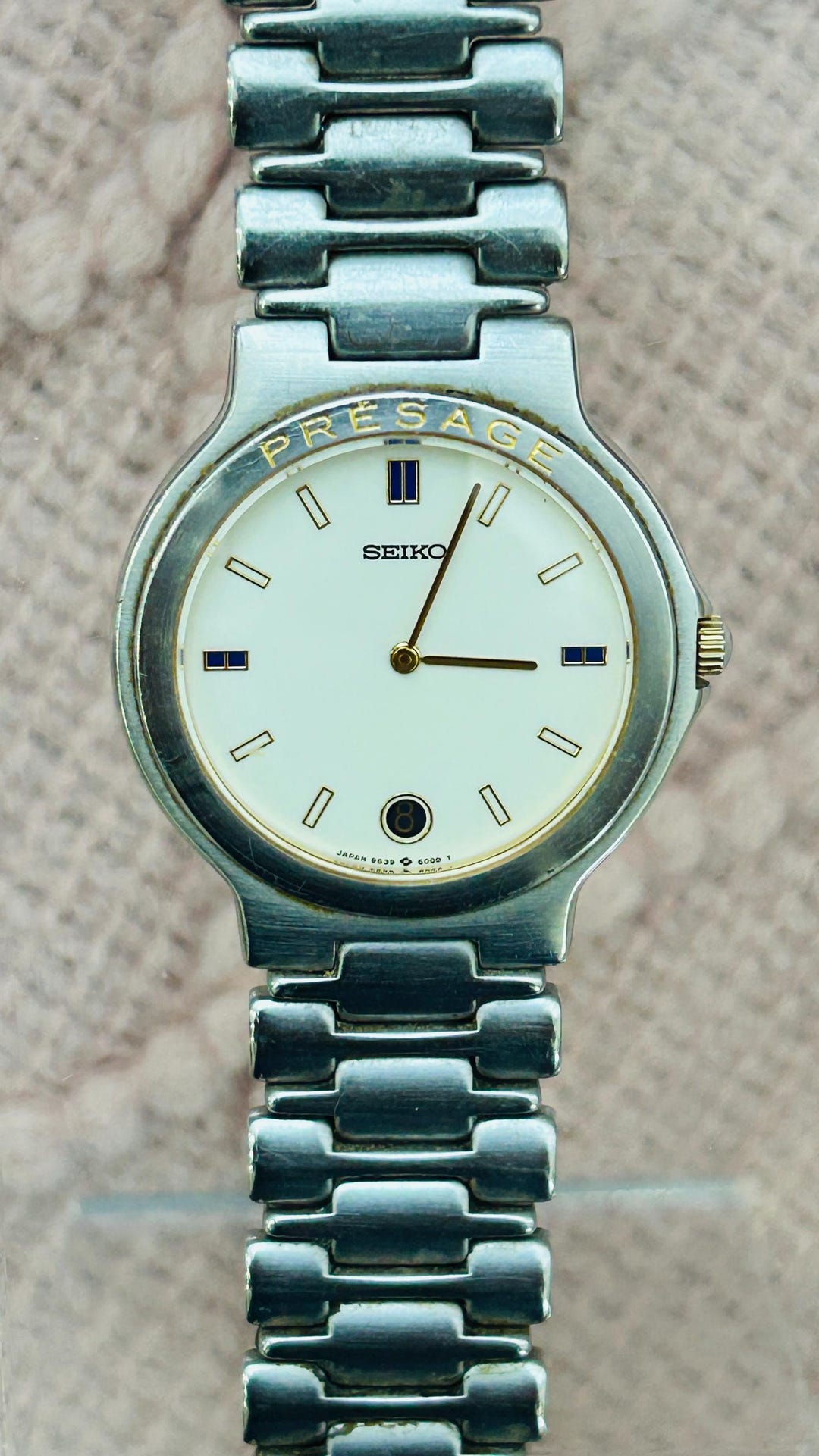 Vintage Seiko Presage 9539 Ivory White Dial - Etsy