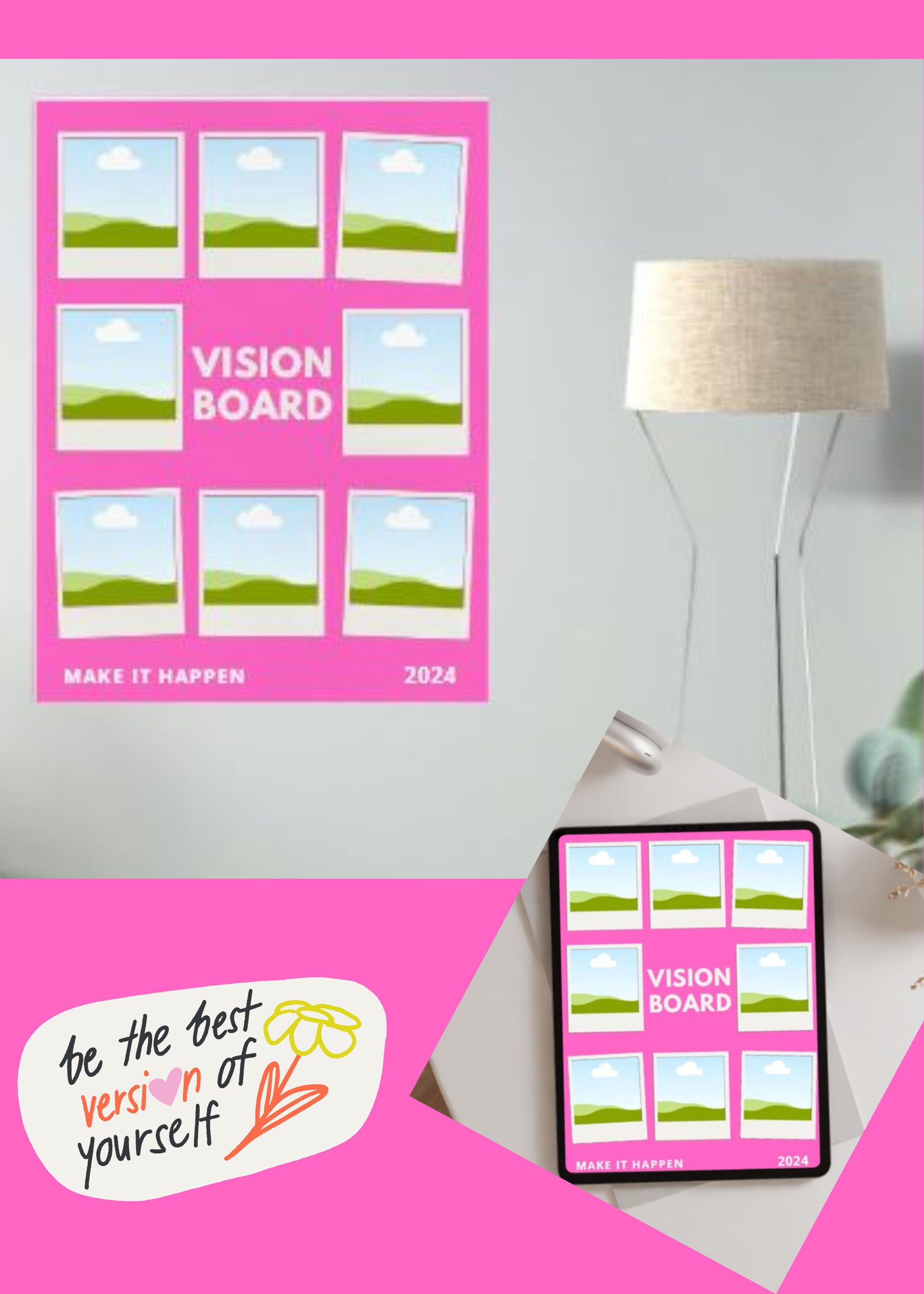 2024 Vision Board Printables: Affirmation Cards and More / Instant PDF Download - Etsy