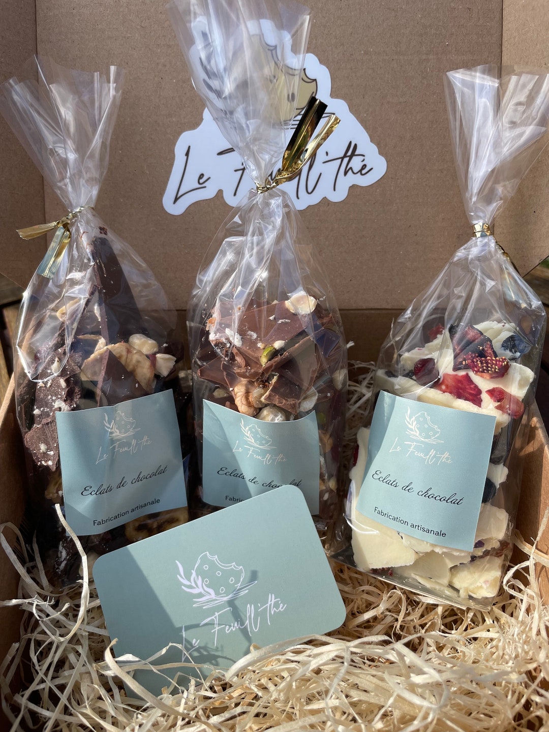 Box of Three Chocolates / Gift Box, Three Chocolates - Etsy