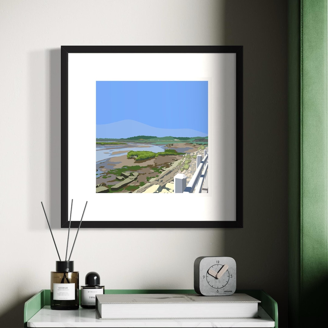 Provincetown Tidal Flats Art Print - Cape Cod Coastal Landscape - Etsy
