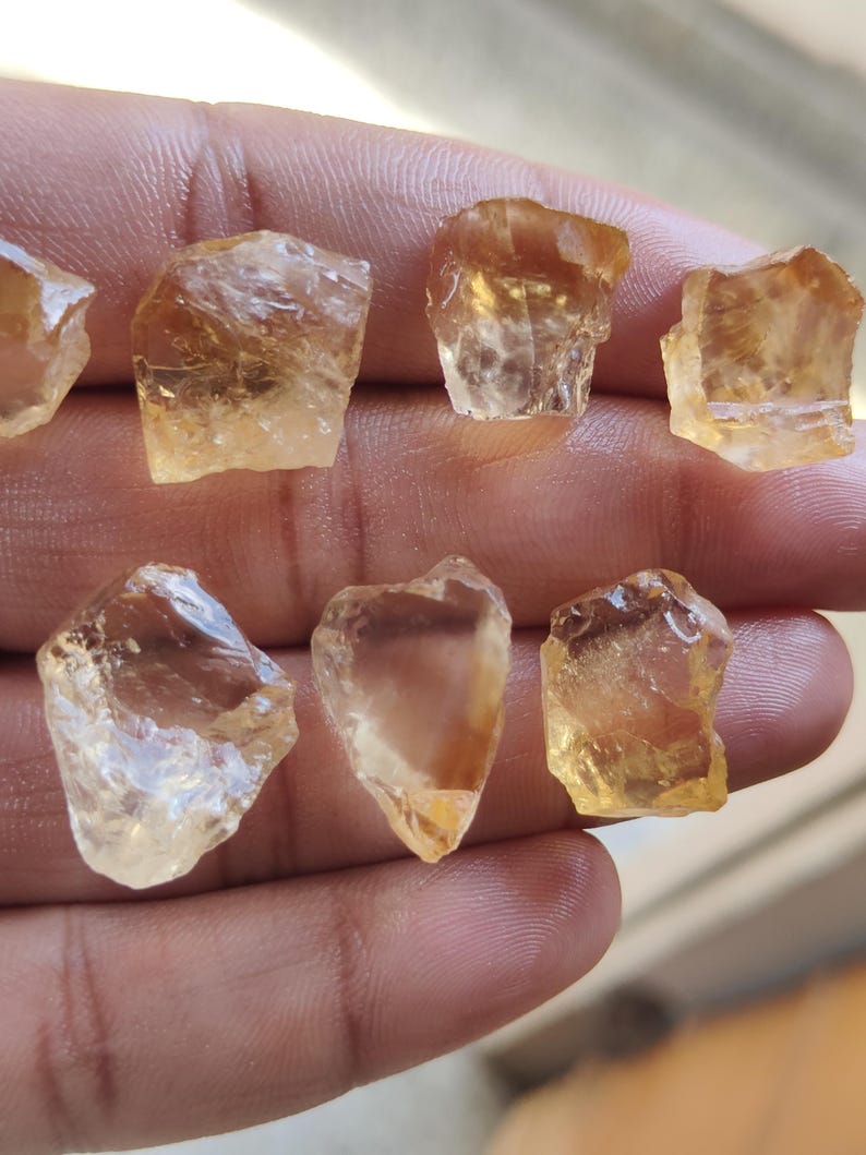 Natural Citrine Rough Stone Lot, Raw Gemstone (105.00 Ct) - Etsy