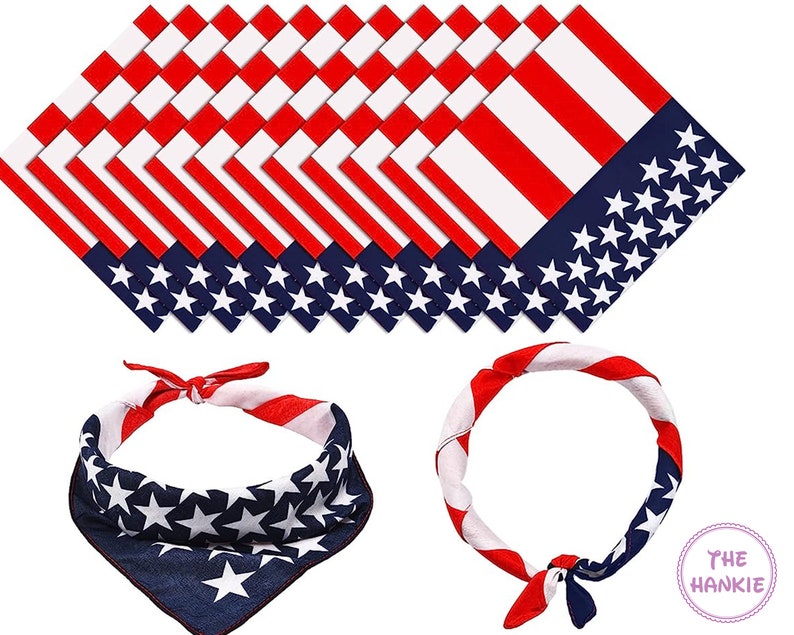 American Flag Headband / American Flag Bandana/ American Flag Gift ...