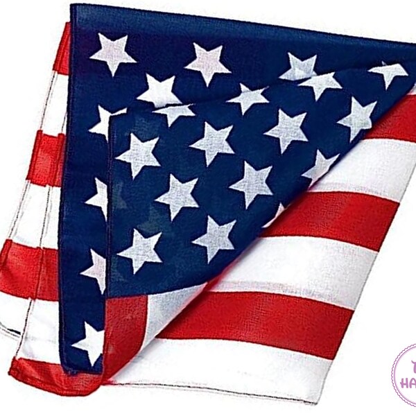 American Flag Bandana - Etsy
