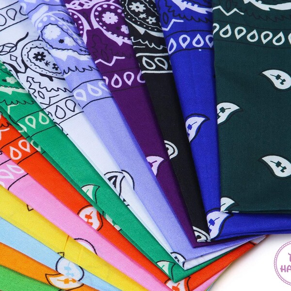 Cotton Bandana Personalized - Etsy