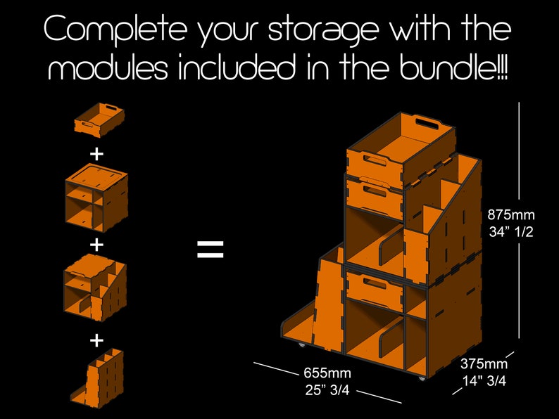 Stackable Drawer, Mini Wood Storage Plans, Diy Wood Storage, Compact ...