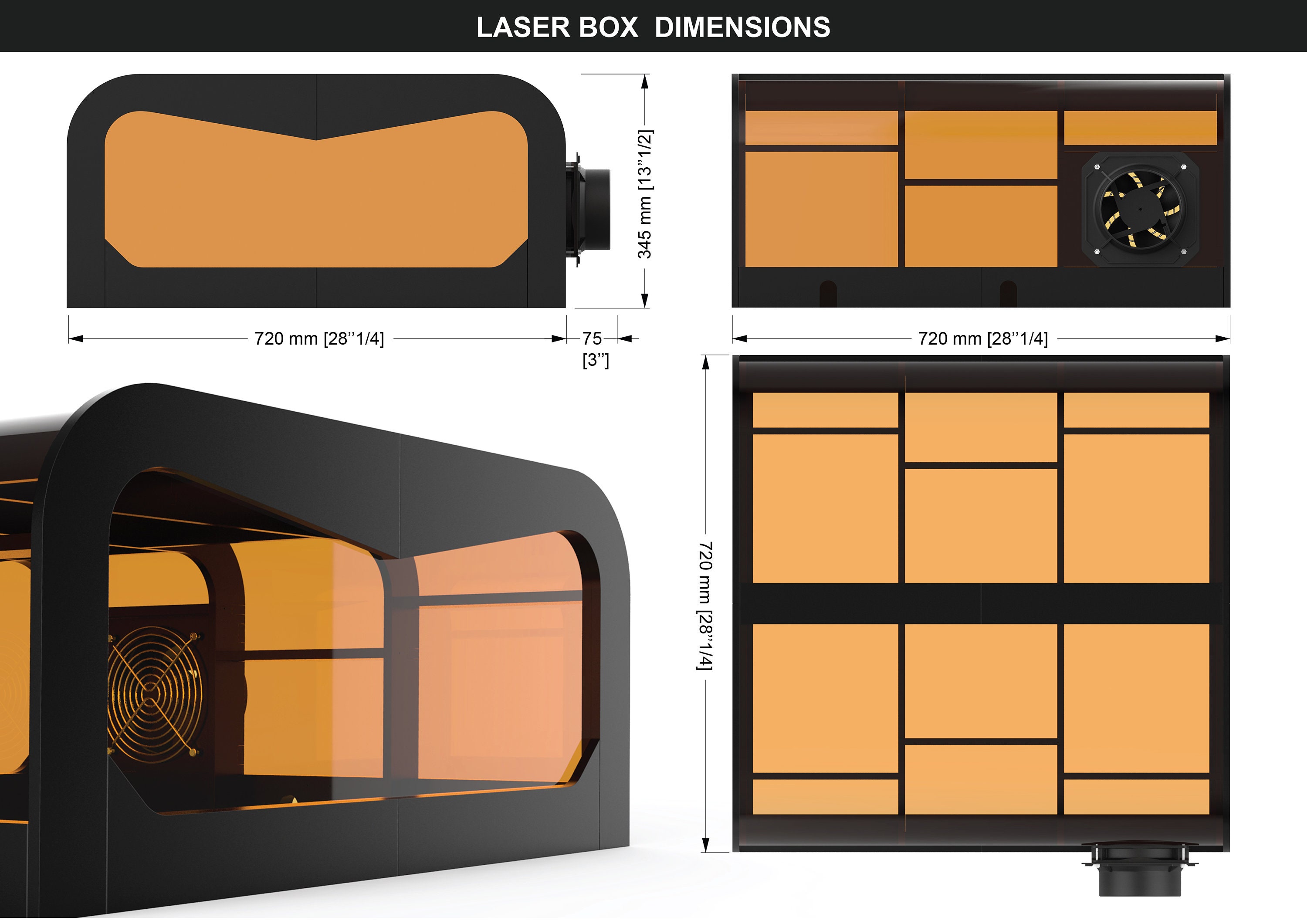 Laser Enclosure Plans, Sculpfun, Ortur, Xtool, Vevor, Diy Laser ...