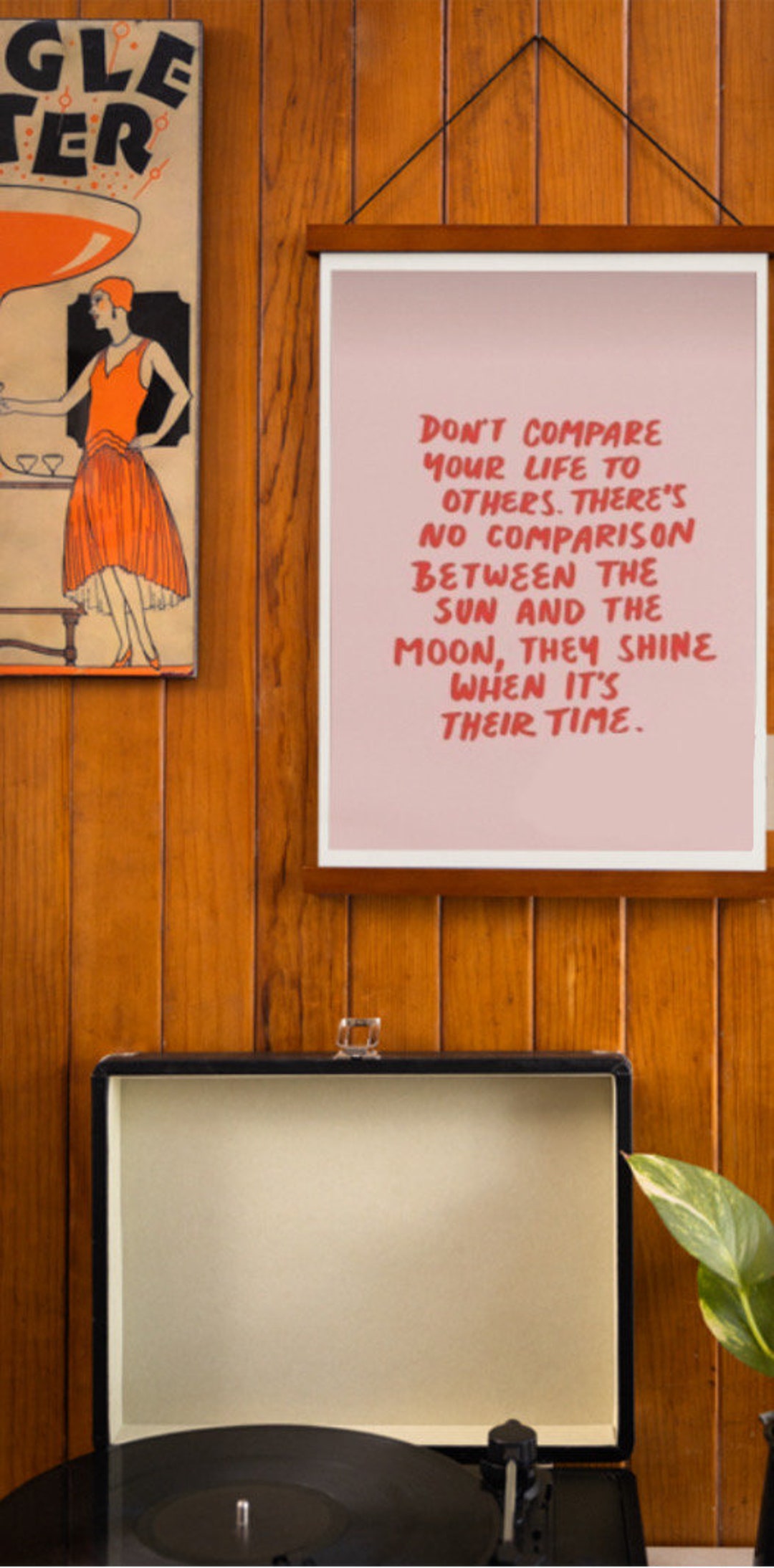 Fine Art Posters Don T Compare Your Life to Others Theres No Comparison ...
