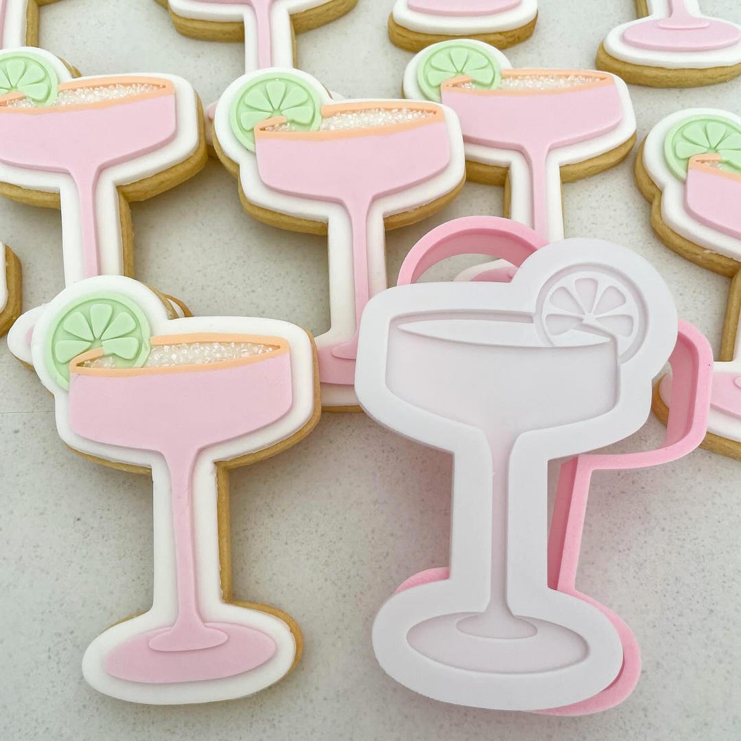 Cocktail Glass Cookie Cutter and Stamp - Etsy