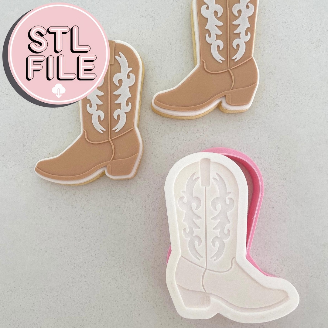 Cowboy Boot STL File - Etsy