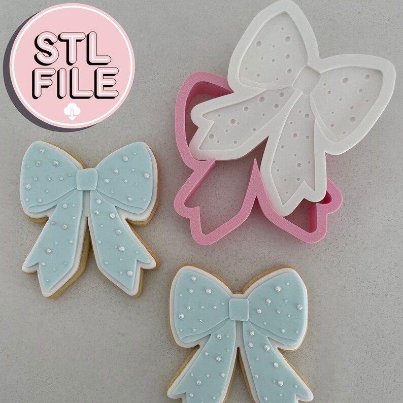 Pearl Bow STL File - Etsy