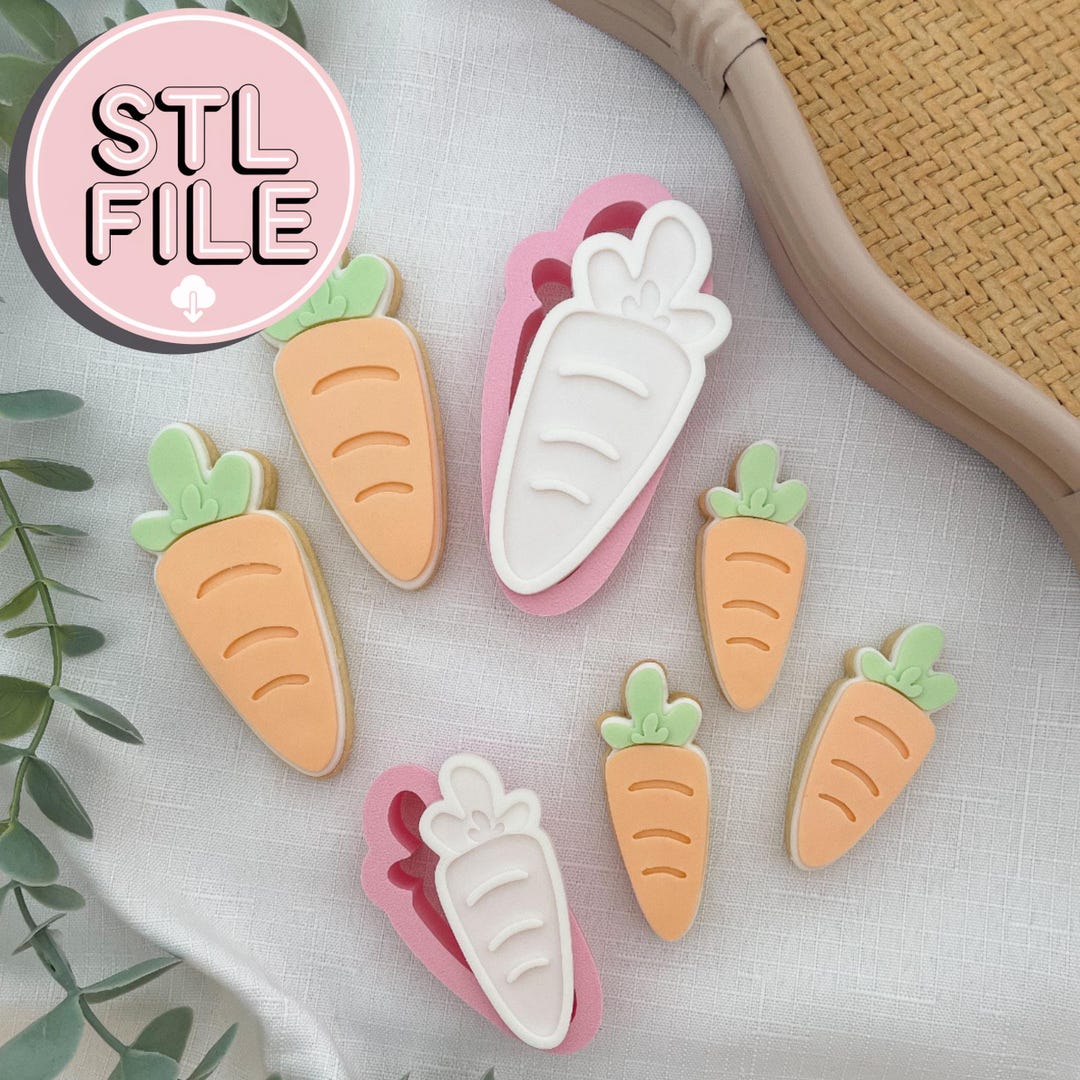 Carrots - STL File - Cookie Cutter & Stamp - Etsy