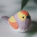 Handcraft Wooden Cute Bird Ornament Carving Desk Home Little Sculpture ...