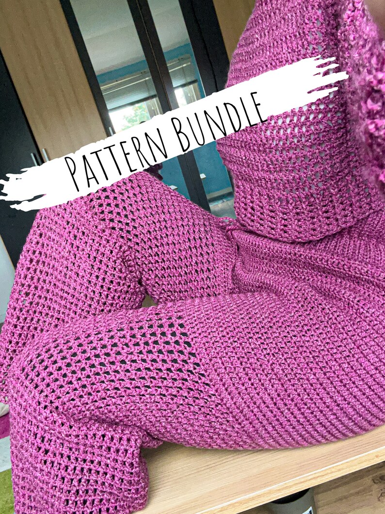 Crochet Pattern| Easy Crochet Shirt and Everyday Wear Mesh Pants - Etsy