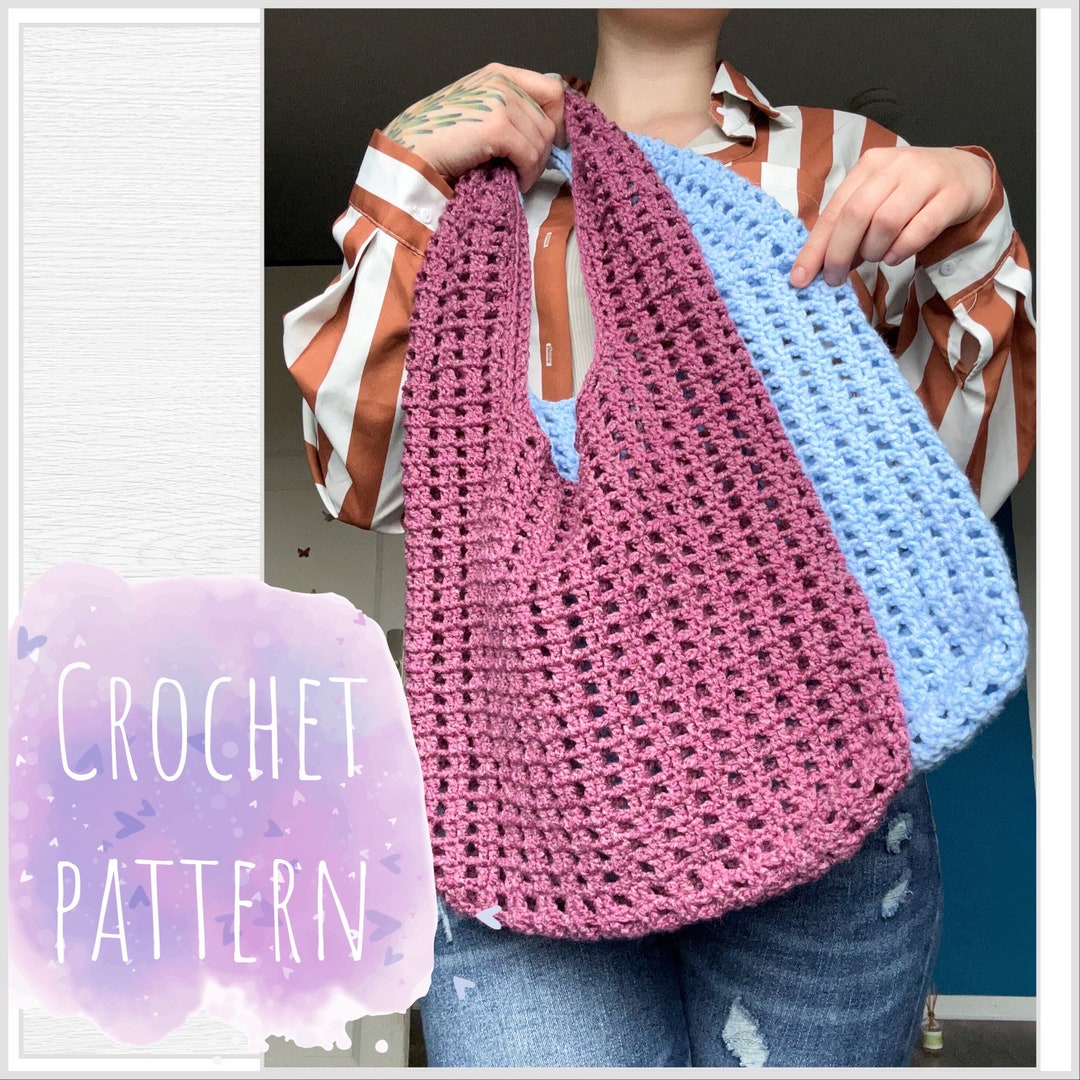 Crochet Pattern | Classic Mesh Bag Crochet Pattern Pdf - Etsy
