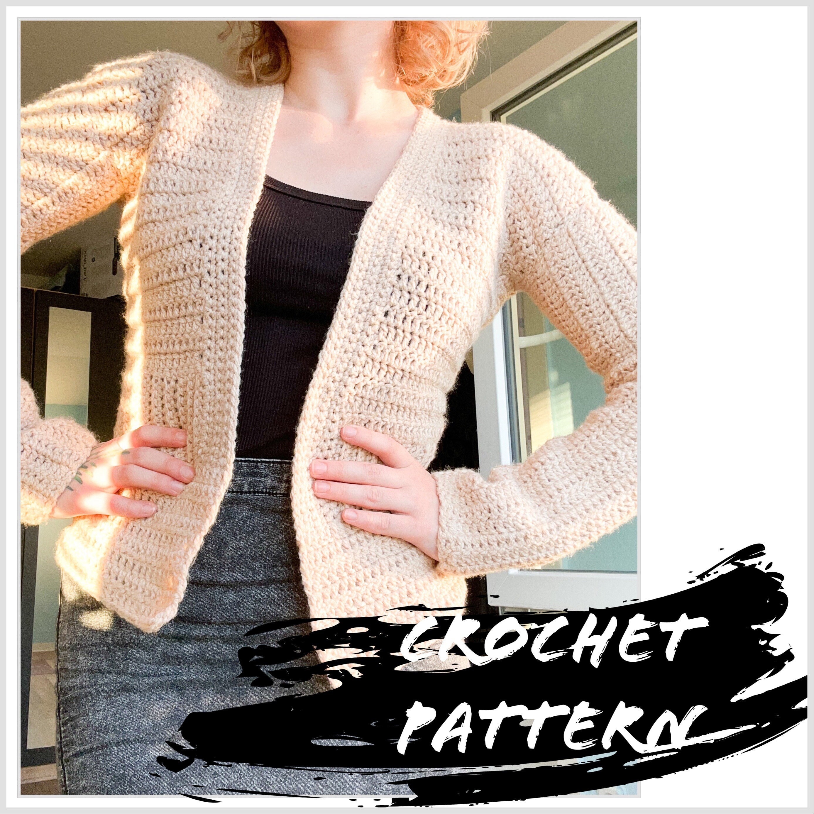 Crochet Pattern| Business Blazer/ Crochet Cardigan - Etsy