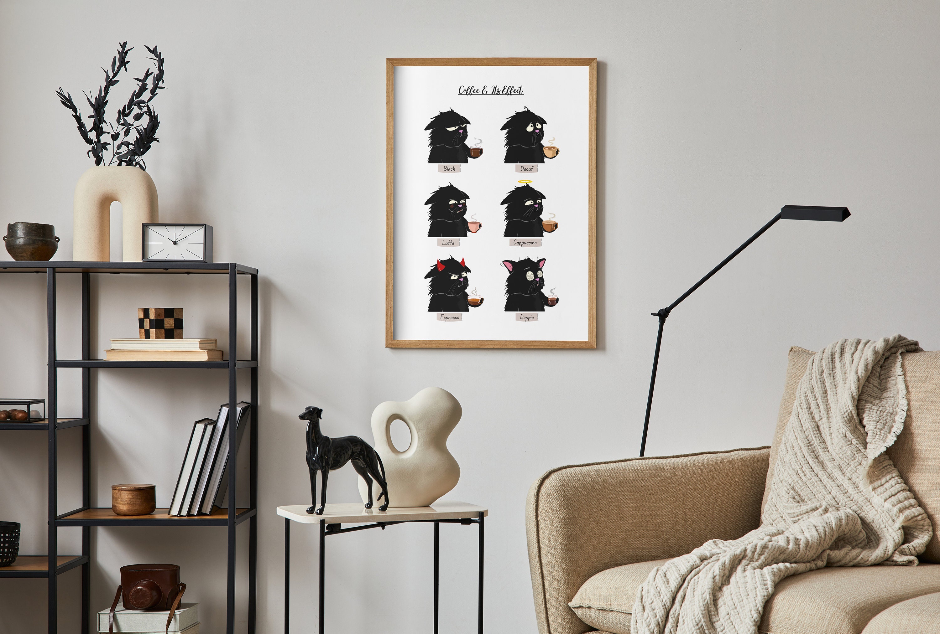 Printable Coffee Poster for Coffee Lovers, Coffee Corner Decor, Coffee ...