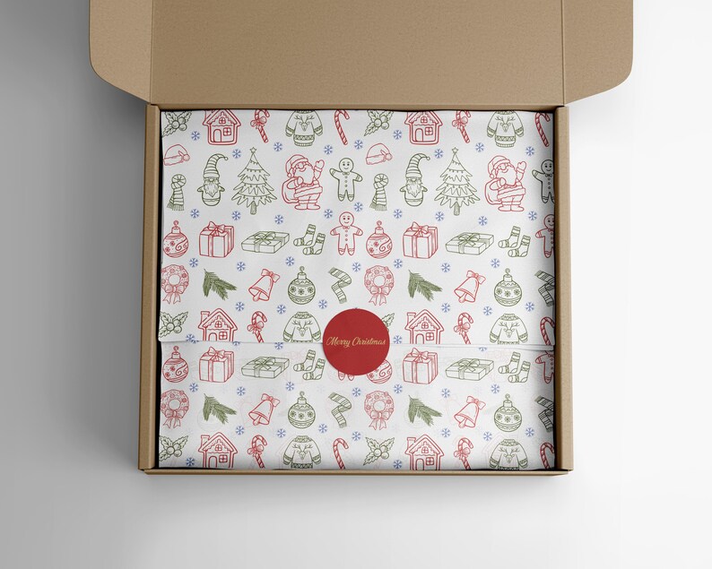 Christmas Doodle Clipart Set SVG PNG - Hand Drawn Holiday Illustration ...