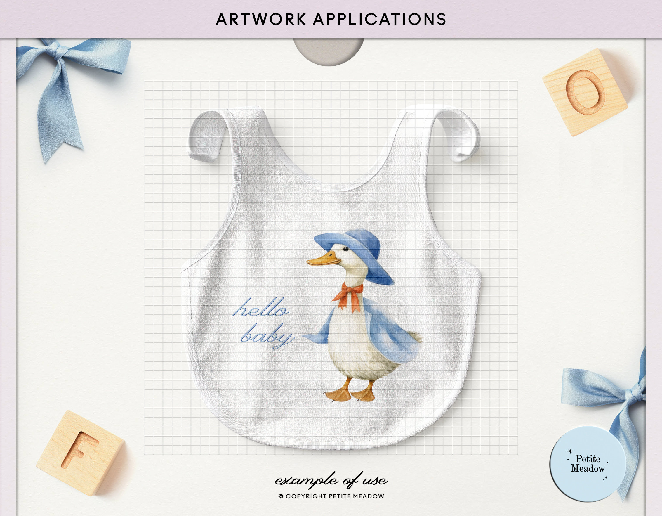 Watercolor Cute Goose Duck PNG HD Sublimation Baby Shower Welcome Baby ...