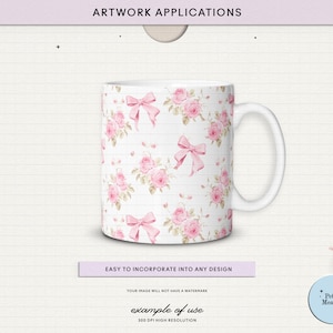 Vintage Watercolor Pink Floral Digital Paper Seamless Shabby Chic ...