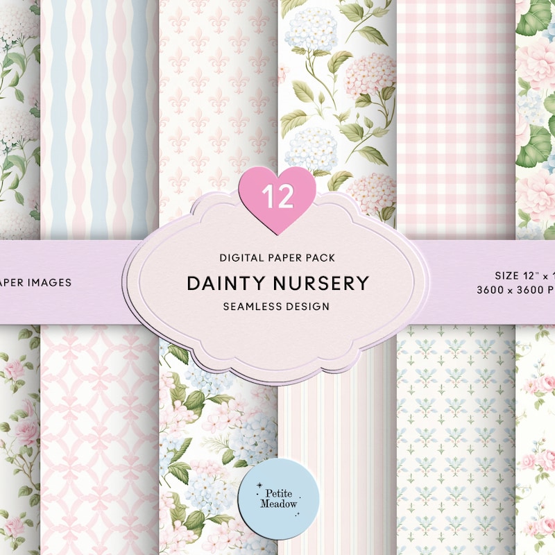 Baby Digital Paper - Etsy