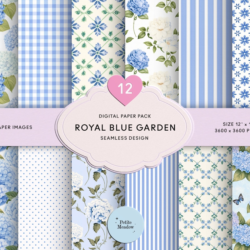 Royal Blue Paper - Etsy