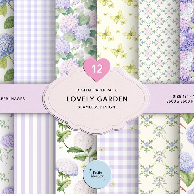 Purple Paper Flowers - Etsy