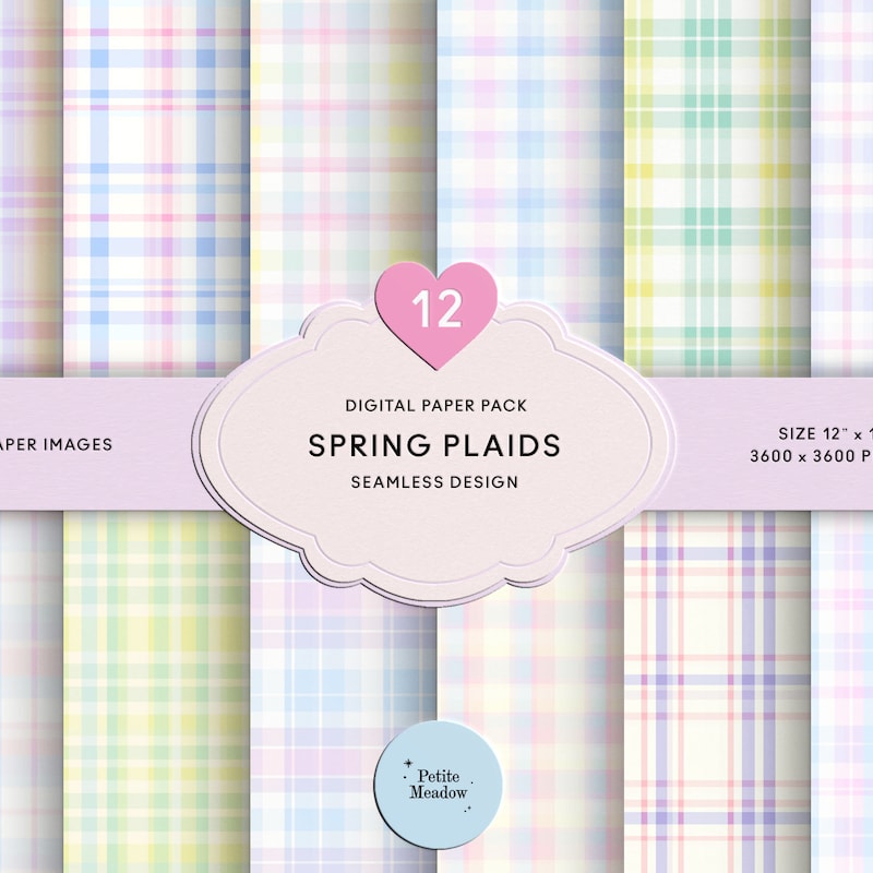 Plaid Wallpaper Bright - Etsy UK