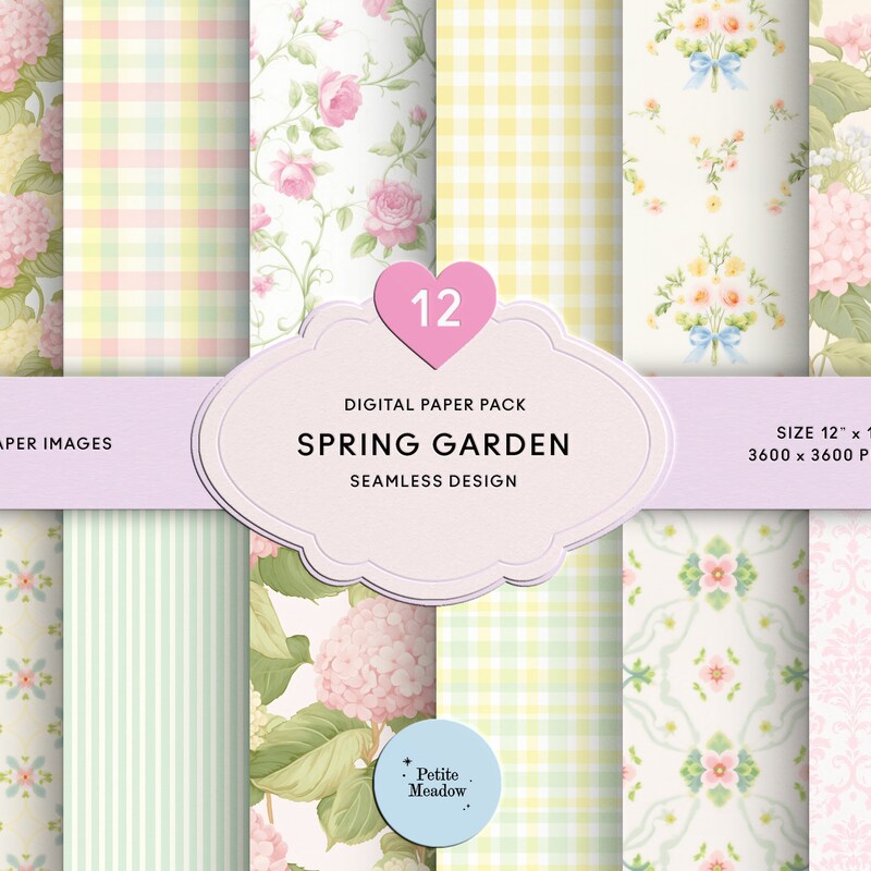 Pink Digital Paper - Etsy