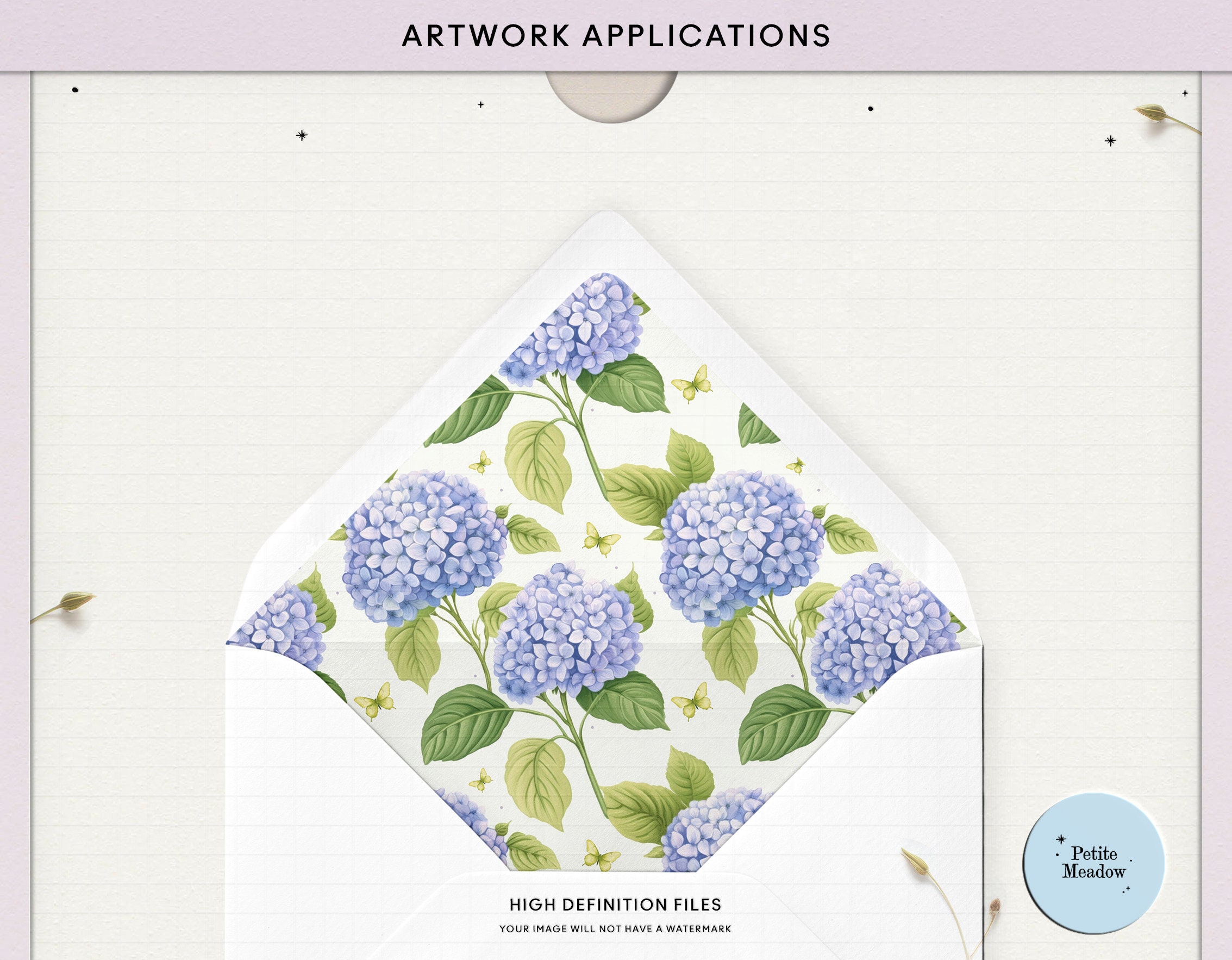 Watercolor Purple Floral Digital Paper Seamless Shabby Chic Printable ...