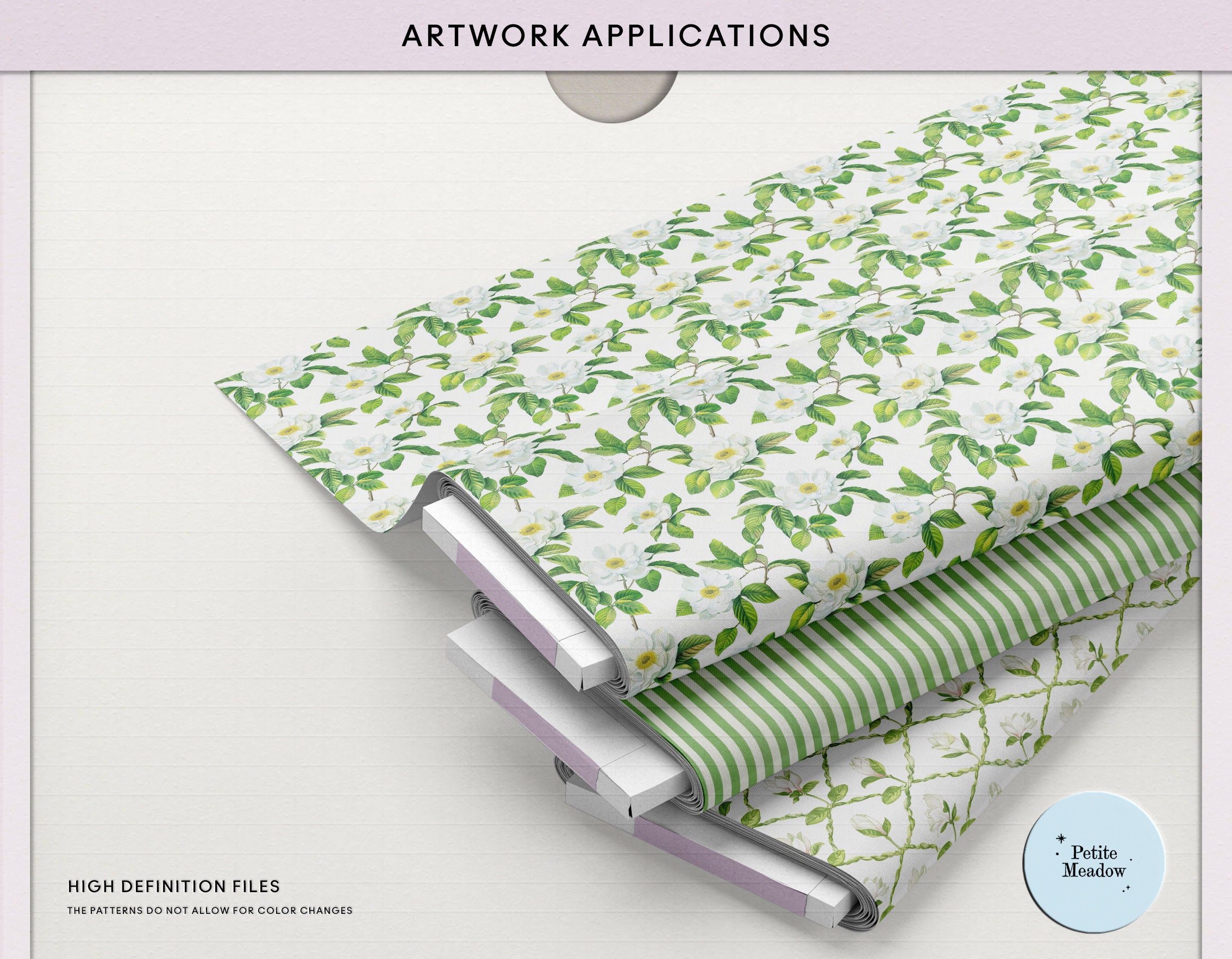 Vintage Watercolor Greenery Digital Paper Seamless Shabby Chic ...