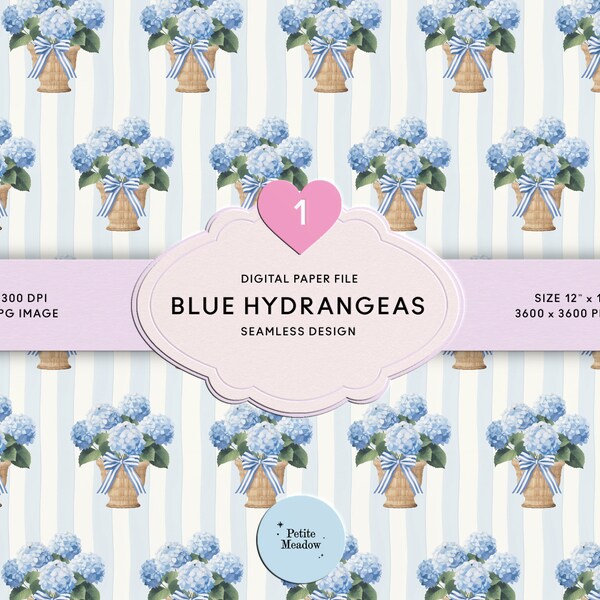 Hydrangea Fabric - Etsy
