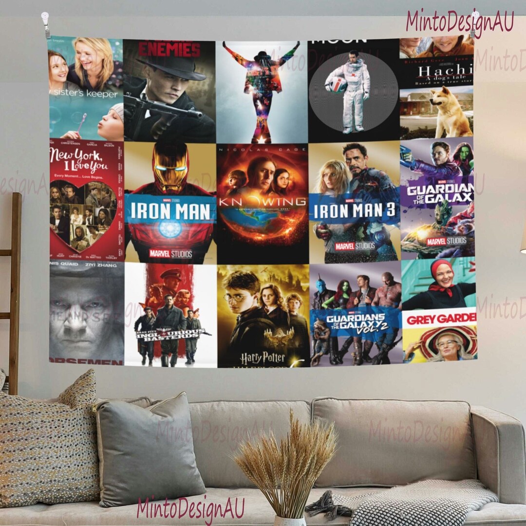 Custom Album Cover Collage Tapestry Album Collage Flag Music Flag ...