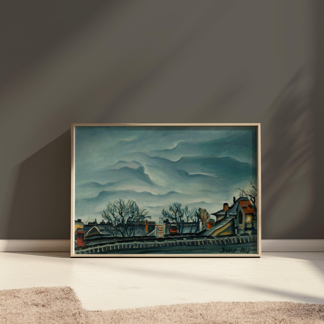 Vintage Landscape Poster, Retro Wall Art Print, Home Decor, Mid Century ...