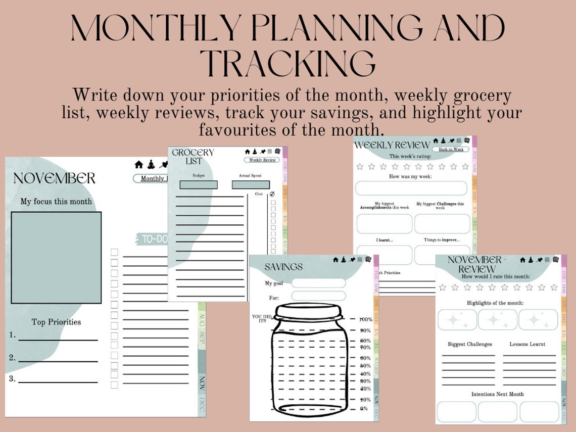 ADHD DIGITAL PLANNER for Ipad, Notability, Goodnotes + Android. Adult ...