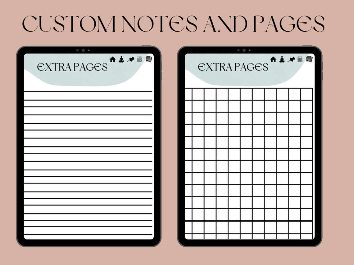 ADHD DIGITAL PLANNER for Ipad, Notability, Goodnotes + Android. Adult ...