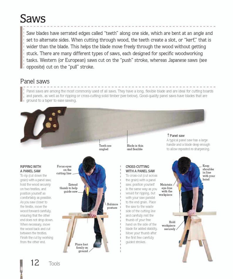 Woodworking Step-by-step Guide: 100+ Tools & Techniques (PDF Download) - Etsy
