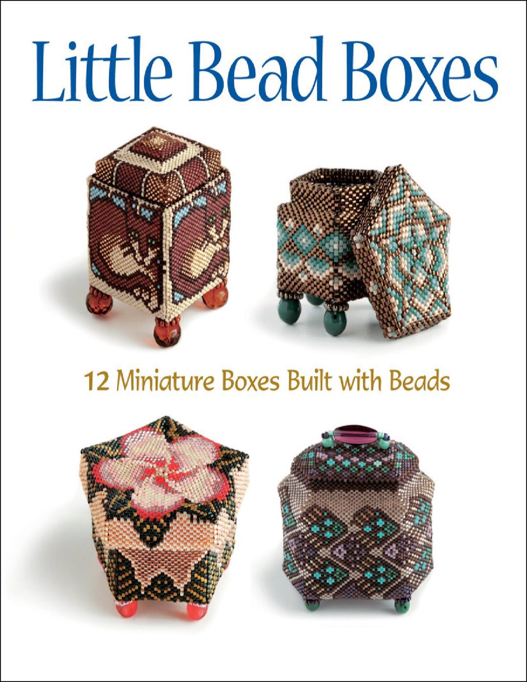 Little Bead Boxes - 12 Miniature Containers Built With Beads - Julia S. Pretl (PDF Guide) - Etsy